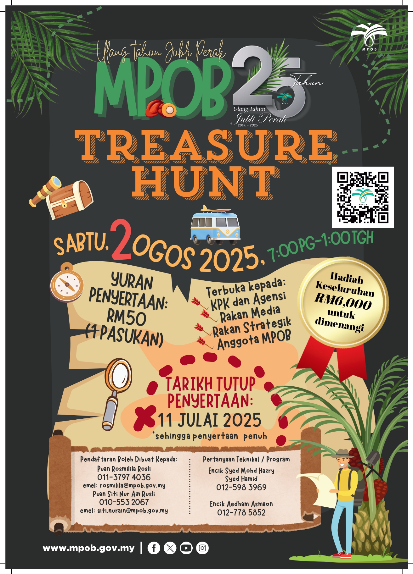 Program Treasure Hunt Bersempena Sambutan 25 Tahun MPOB